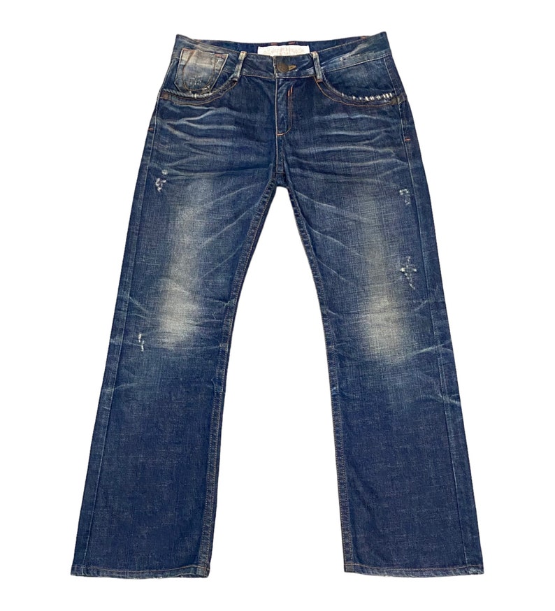 Vintage Red Pepper Japanese Ed Hardy Embroidered Jeans - Etsy