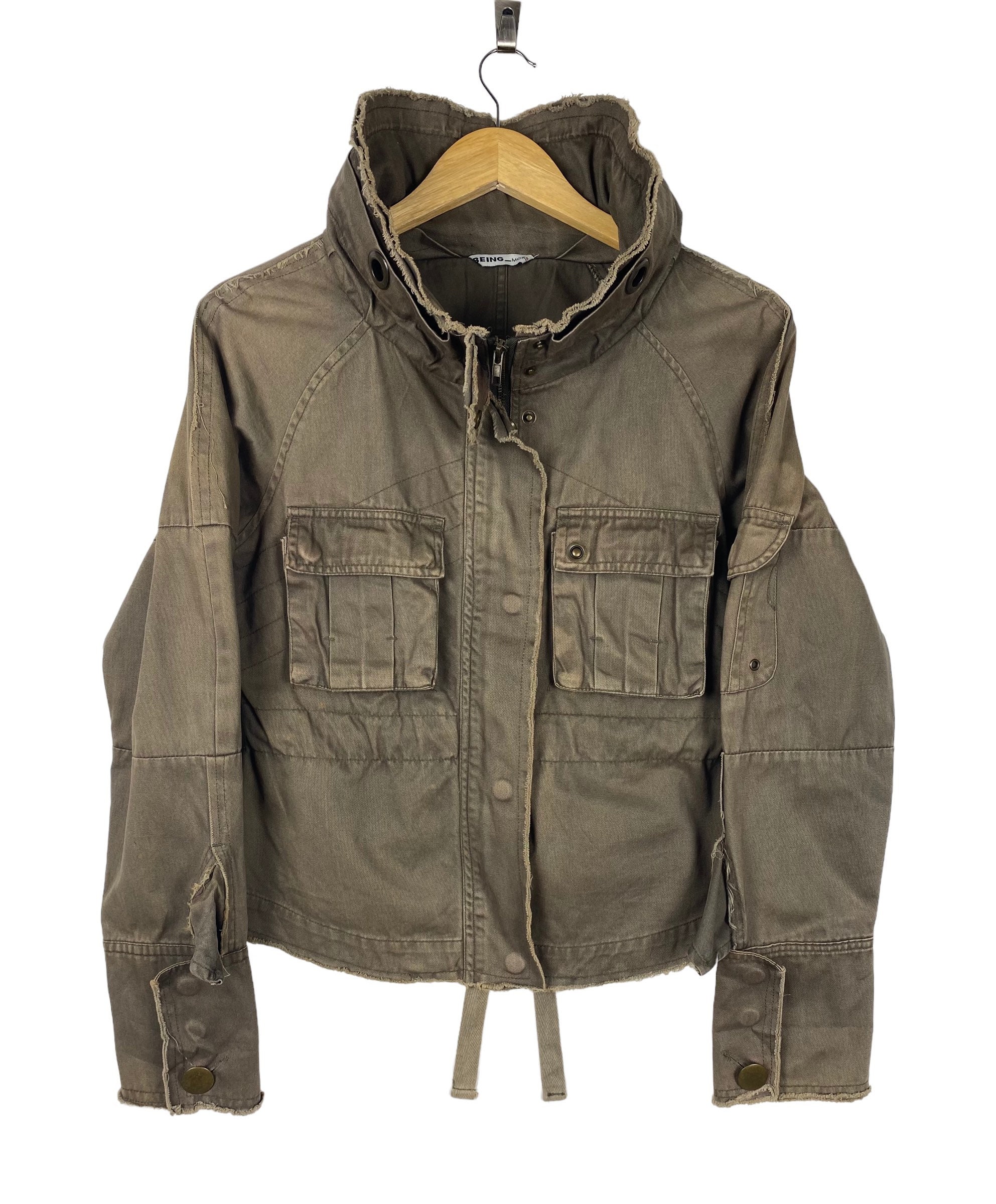 Y2k Distressed Style Beingmore Designer Jacket - Etsy