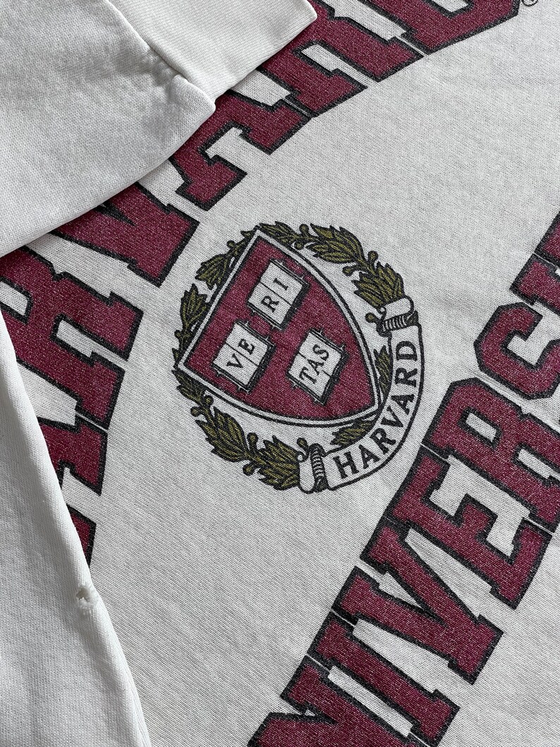 90s Vintage Harvard University Sweatshirt - Etsy