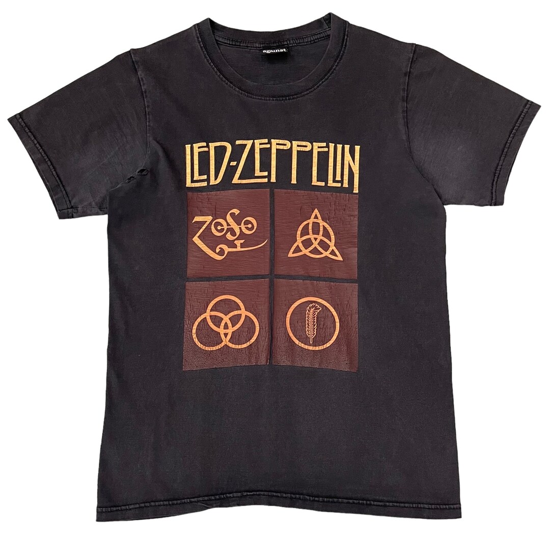 Vintage Distressed Led Zeppelin Tour Tee - Etsy