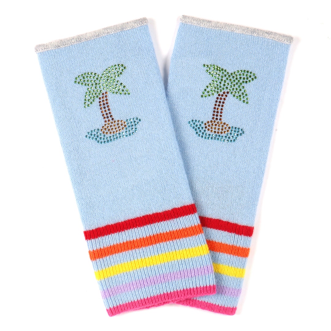 Berlin Light Blue Palm Tree - Etsy