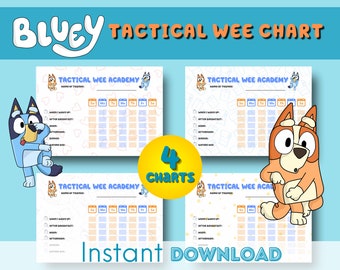 Bluey Potty Chart - Etsy Ireland