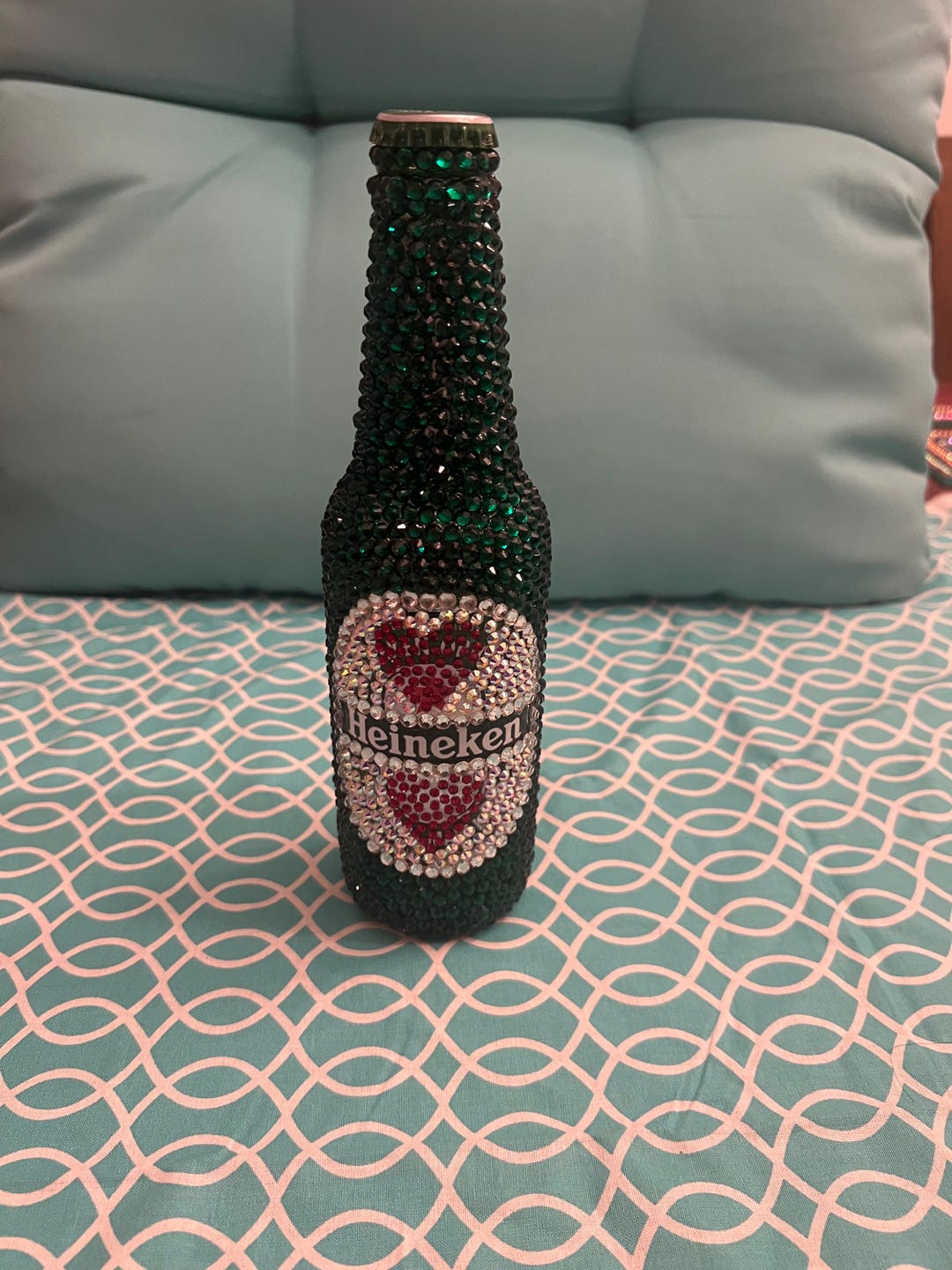 Beautiful Bedazzled Love Heineken Bottle - Etsy