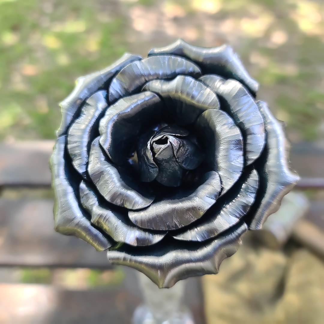 Hand Forged Steel Rose. Handmade Rose. Handcrafted Rose. - Etsy UK