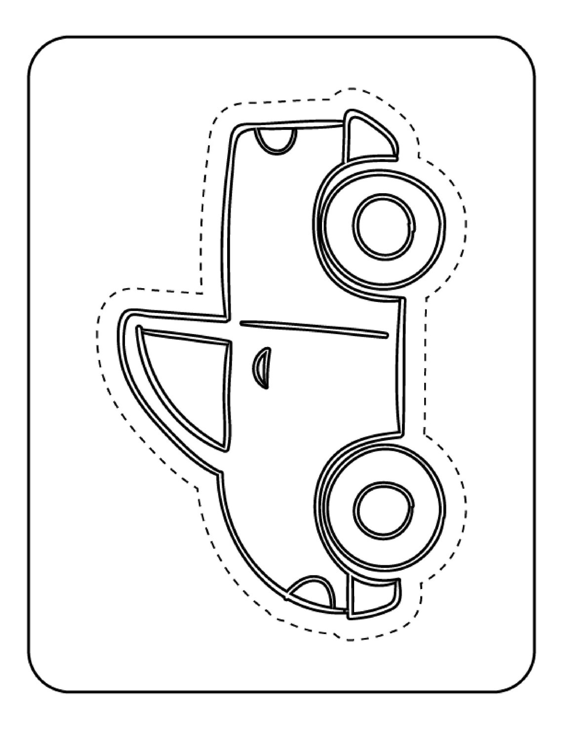 Car Coloring Sheets- Kids Coloring Book- PDF Download- Scissor Skills ...