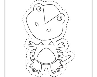 Kids Coloring Sheets Panda Kids Coloring Book PDF Download | Etsy