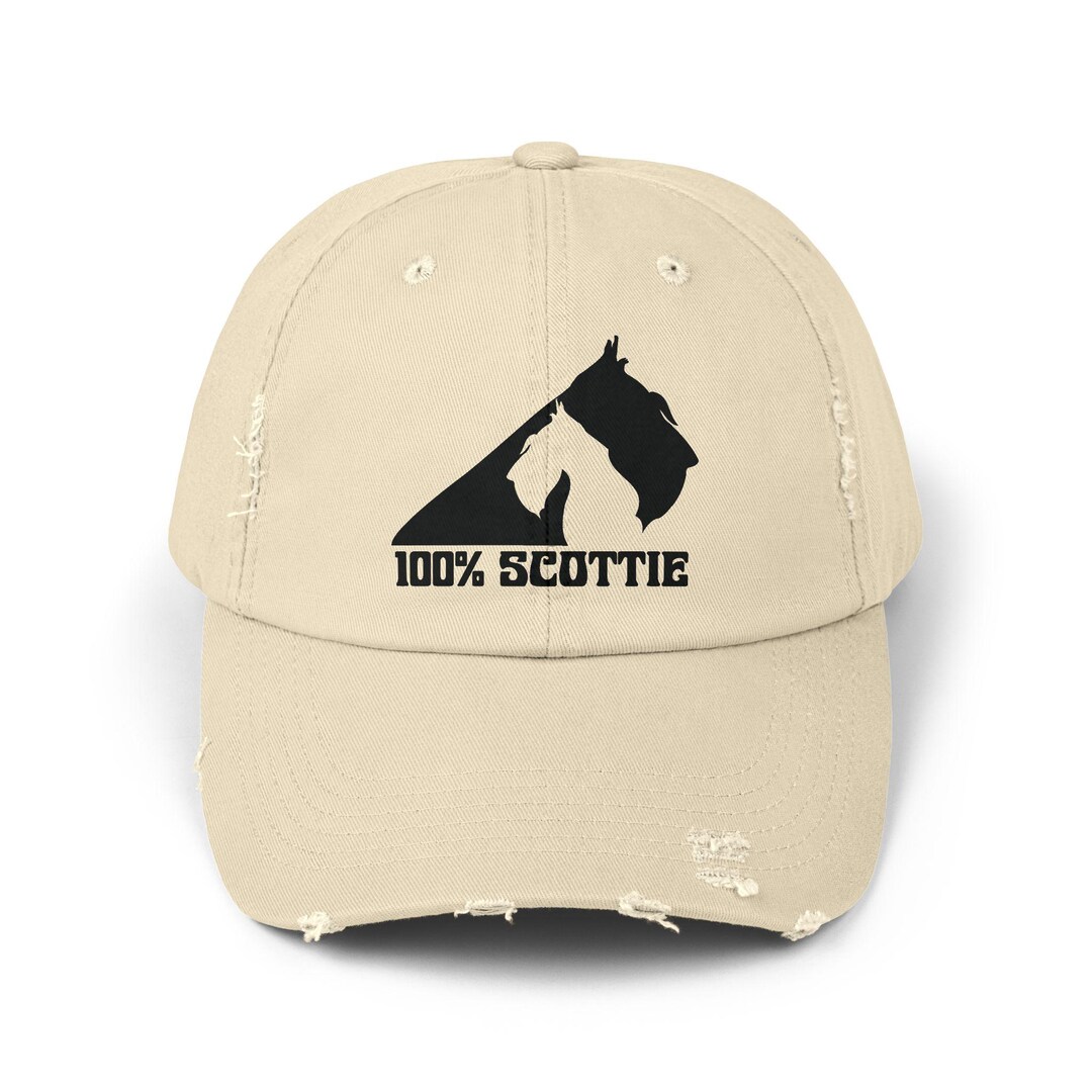 Black and White Scottish Terrier Hat for Scottie Lovers, 100% Scottie ...
