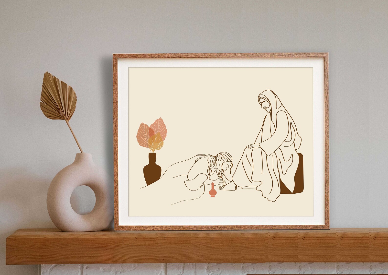 A Sinful Woman Forgiven Bible Wall Art DIGITAL Print Minimal - Etsy