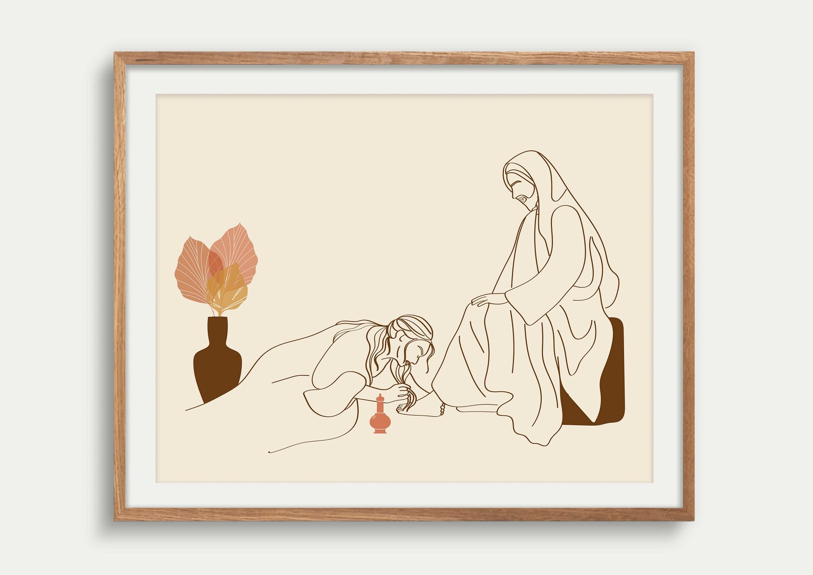 A Sinful Woman Forgiven Bible Wall Art DIGITAL Print Minimal - Etsy