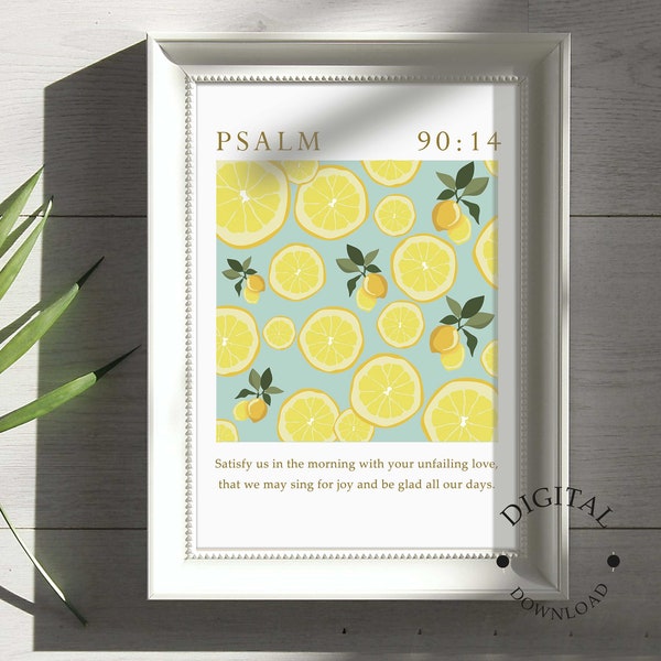 Psalm 90 14 - Etsy