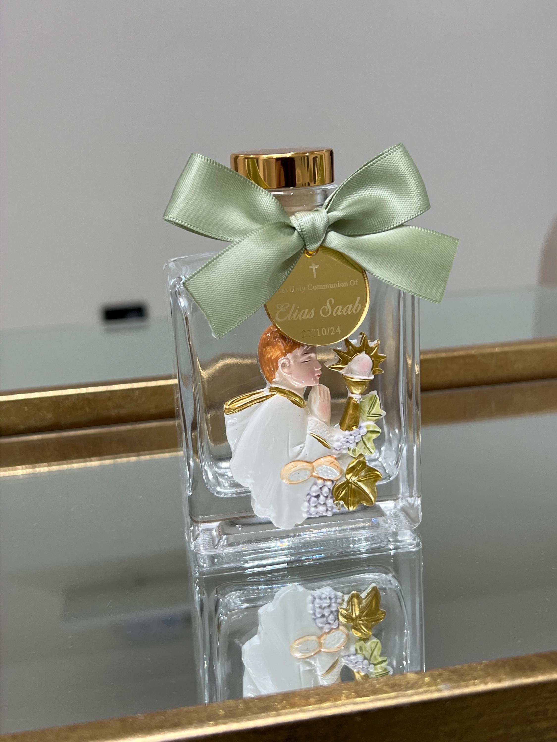 Holy Communion Boy Favour Bottle | Holy Water Holy Oil Bottle - Etsy