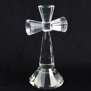 Crystal Glass Cross | Religious Statue | Christening Bomboniere | Holy ...