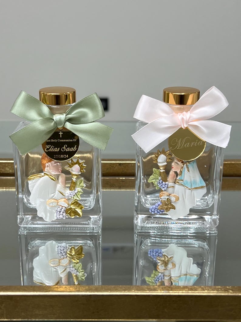 Holy Communion Boy Favour Bottle | Holy Water Holy Oil Bottle - Etsy
