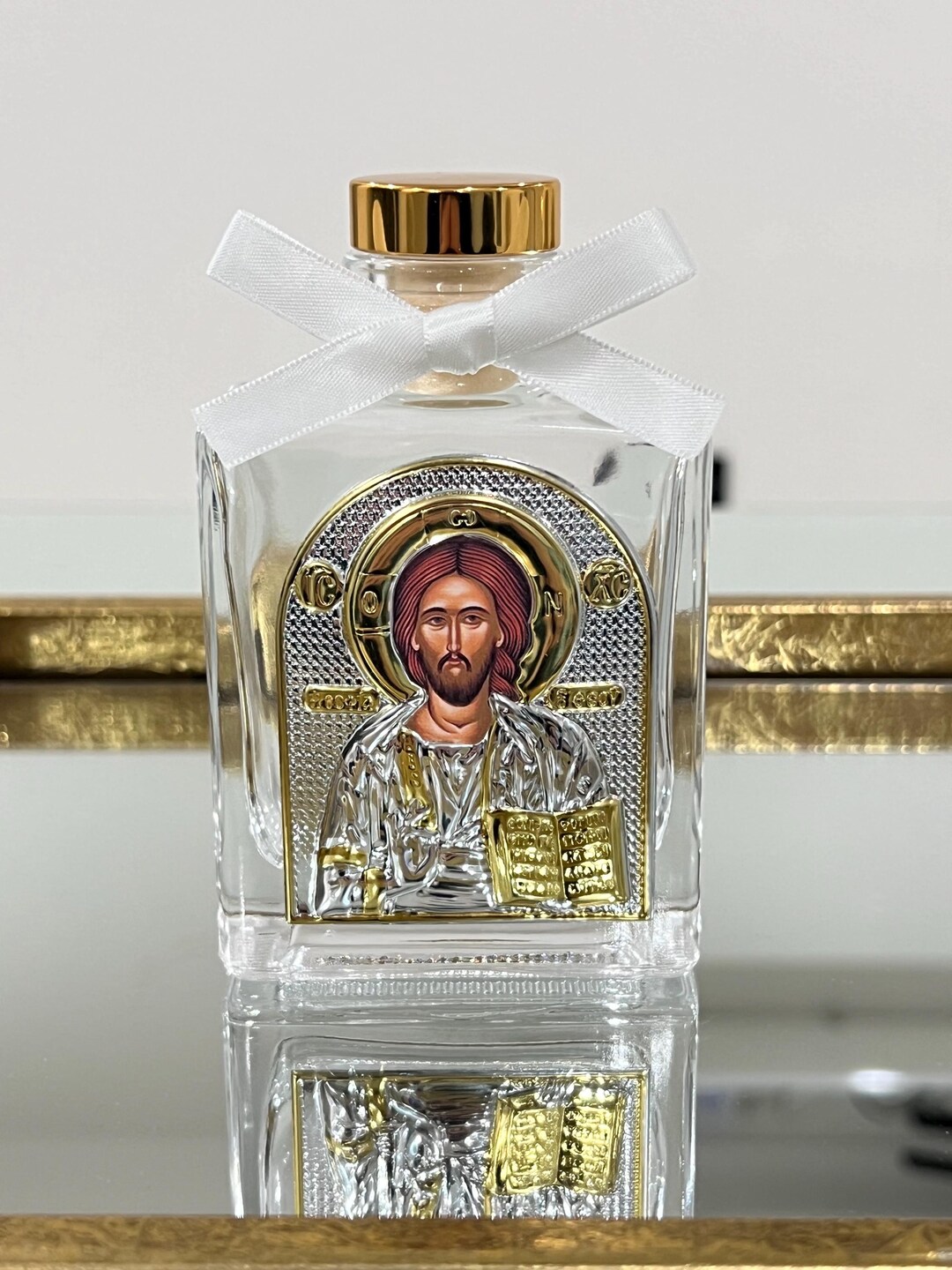 Jesus Christ Favour Bottle | Holy Water Holy Oil Bottle - Etsy