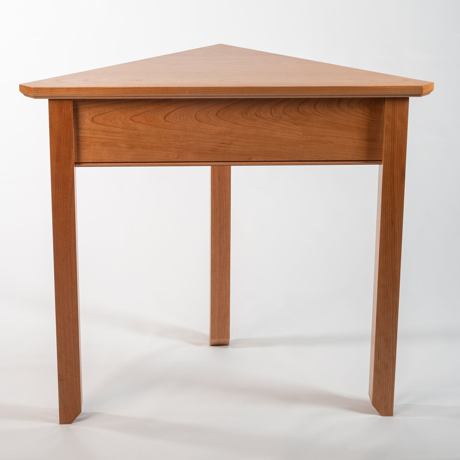 Handcrafted Cherry Wood Corner Table Destin Corner Table - Etsy