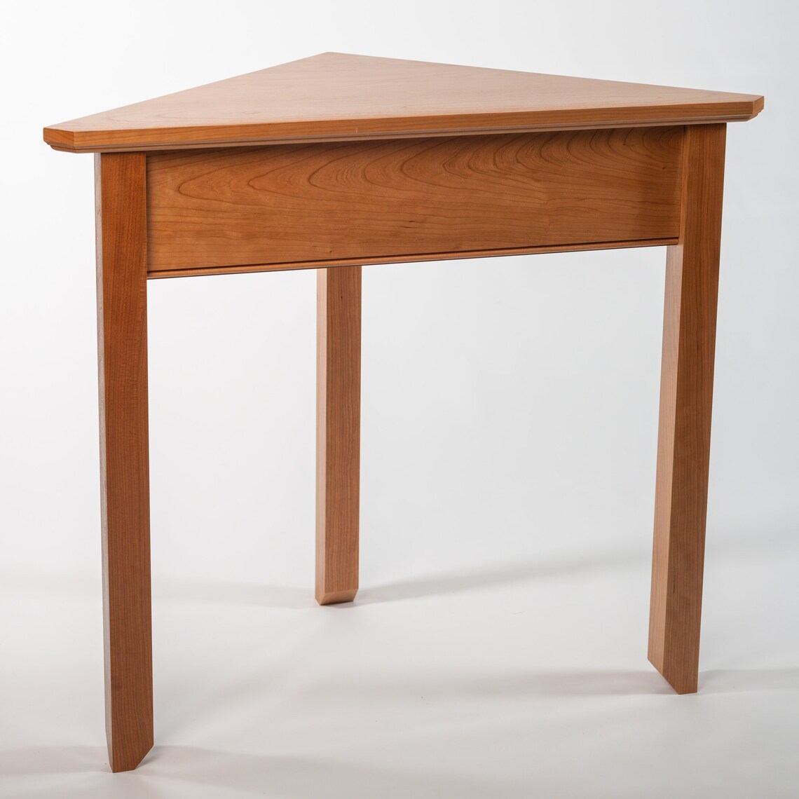 Handcrafted Cherry Wood Corner Table Destin Corner Table - Etsy