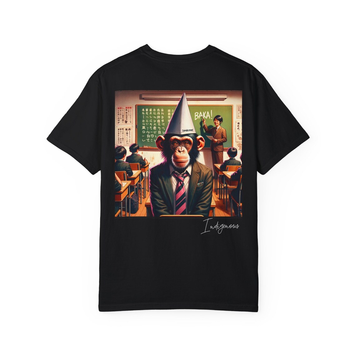 Indigenous Designs "baka !" Anime Inspired Custom Graphic Mens Womens T ...