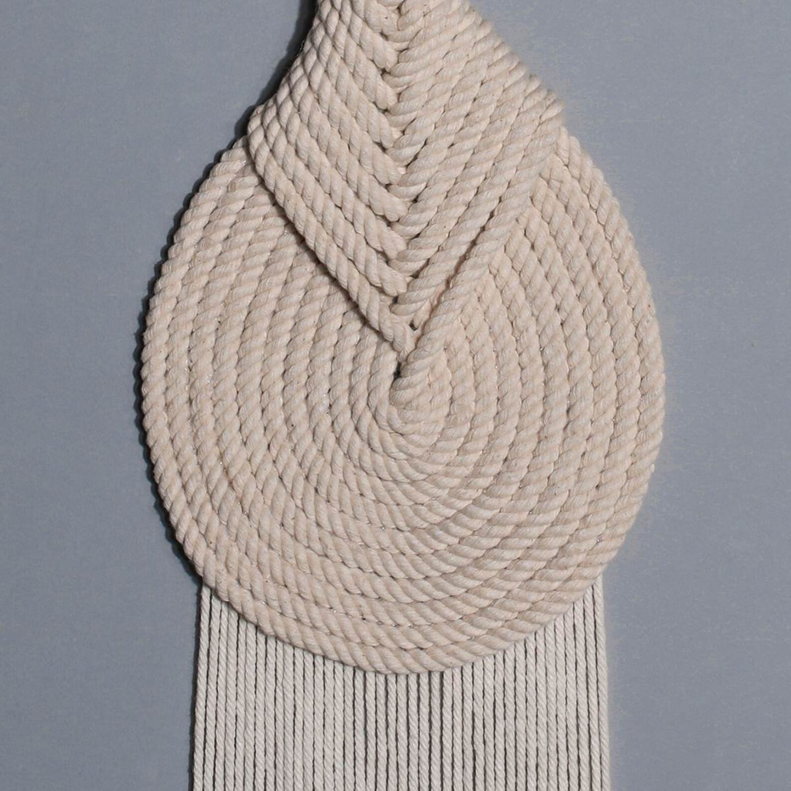 Pipa Knot Inspired Minimal Macrame Modern Macrame Wall Hang - Etsy