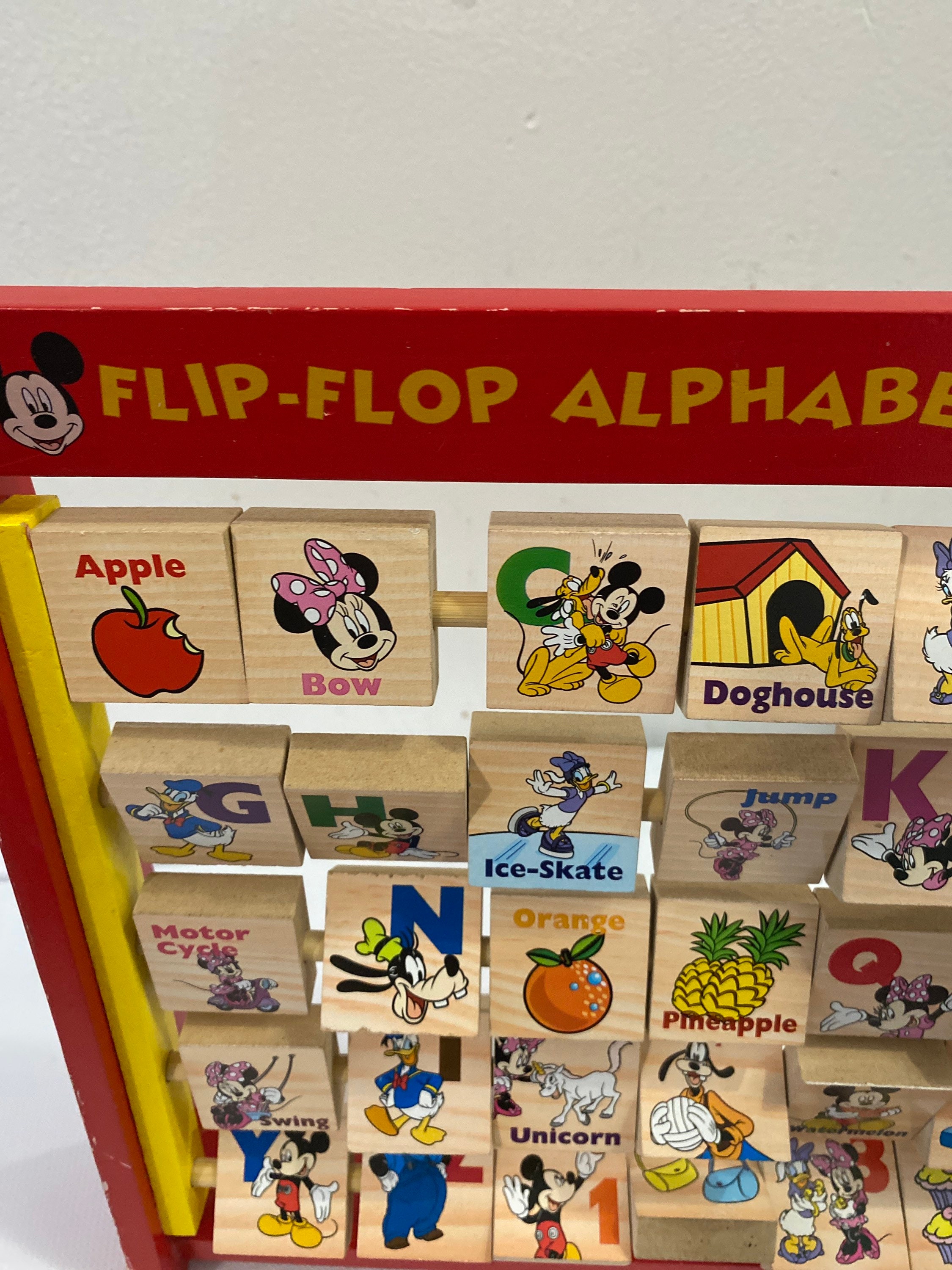 Vintage Mickey Mouse Alphabet Game - Etsy