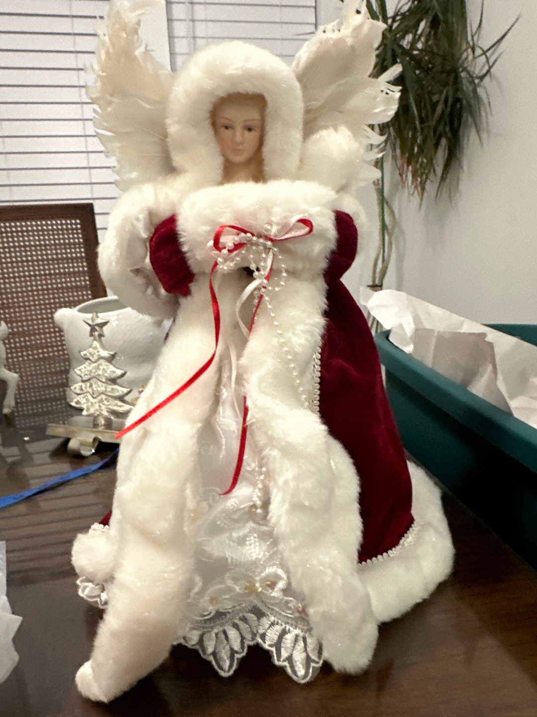 Vintage Christmas Tree Angel - Etsy