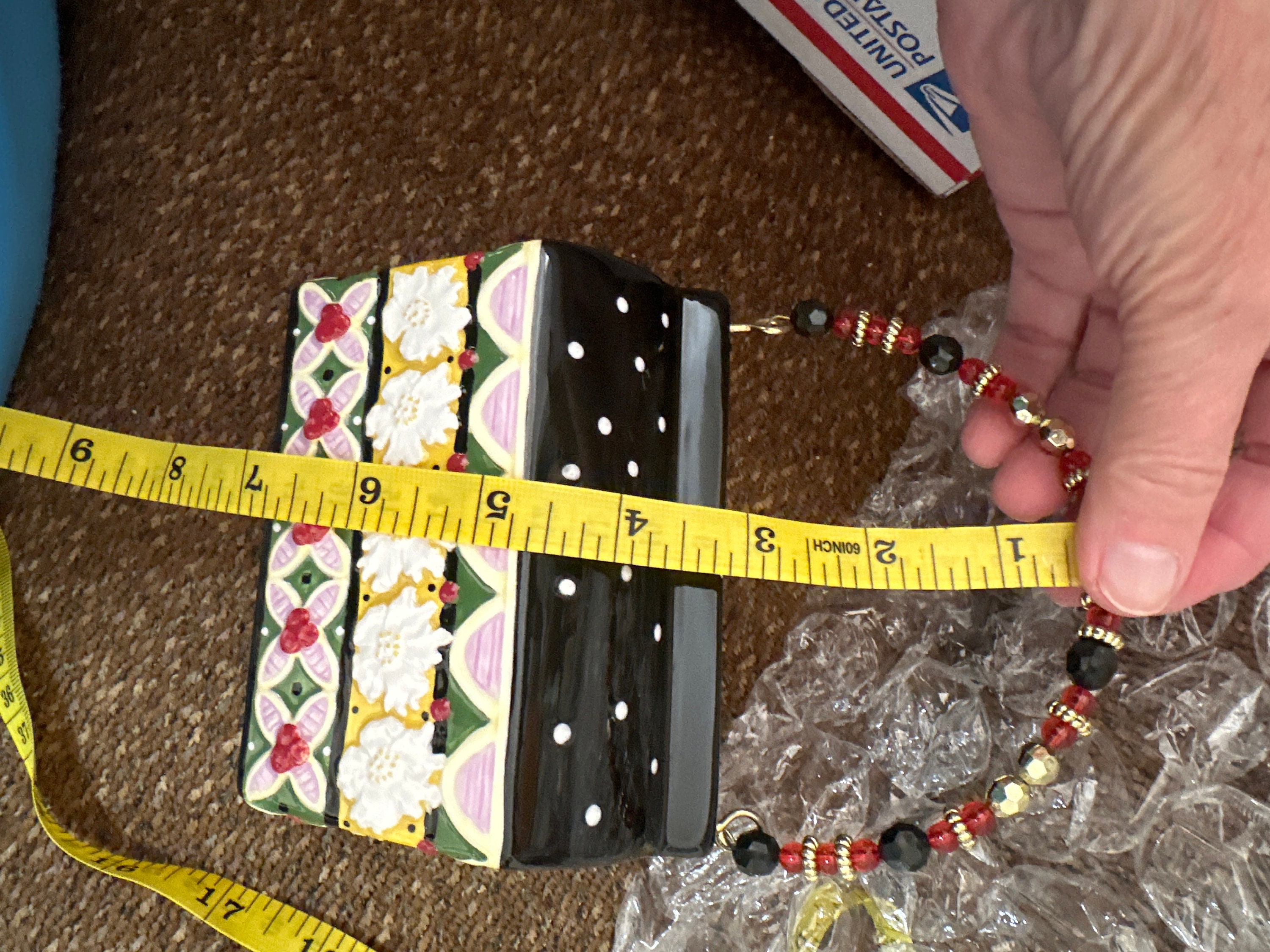 Vintage Ceramic Purse Bank - Etsy