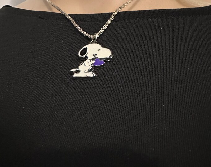 Vintage Snoopy Necklace - Etsy