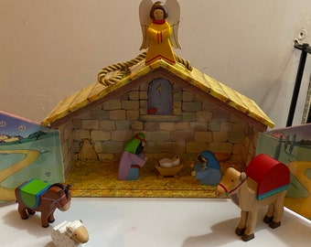 Hallmark Nativity Scene - Etsy