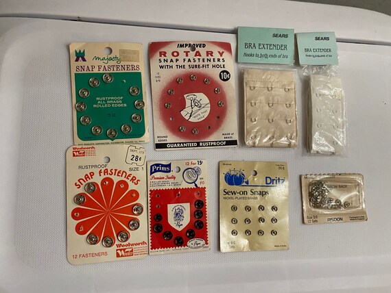 Vintage Sewing Snap Fasteners - Etsy