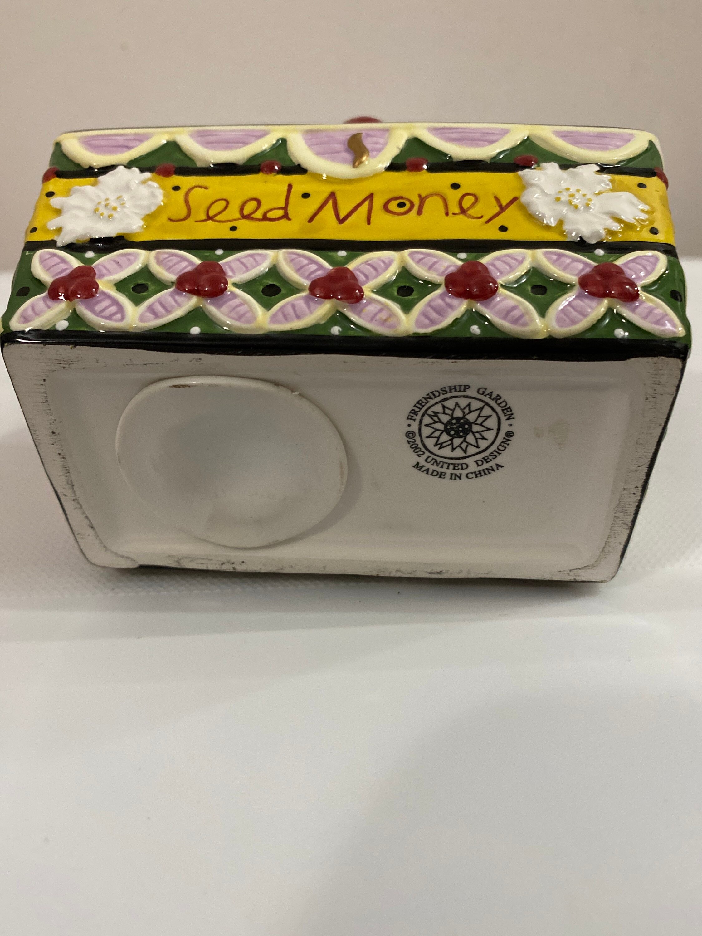 Vintage Ceramic Purse Bank - Etsy