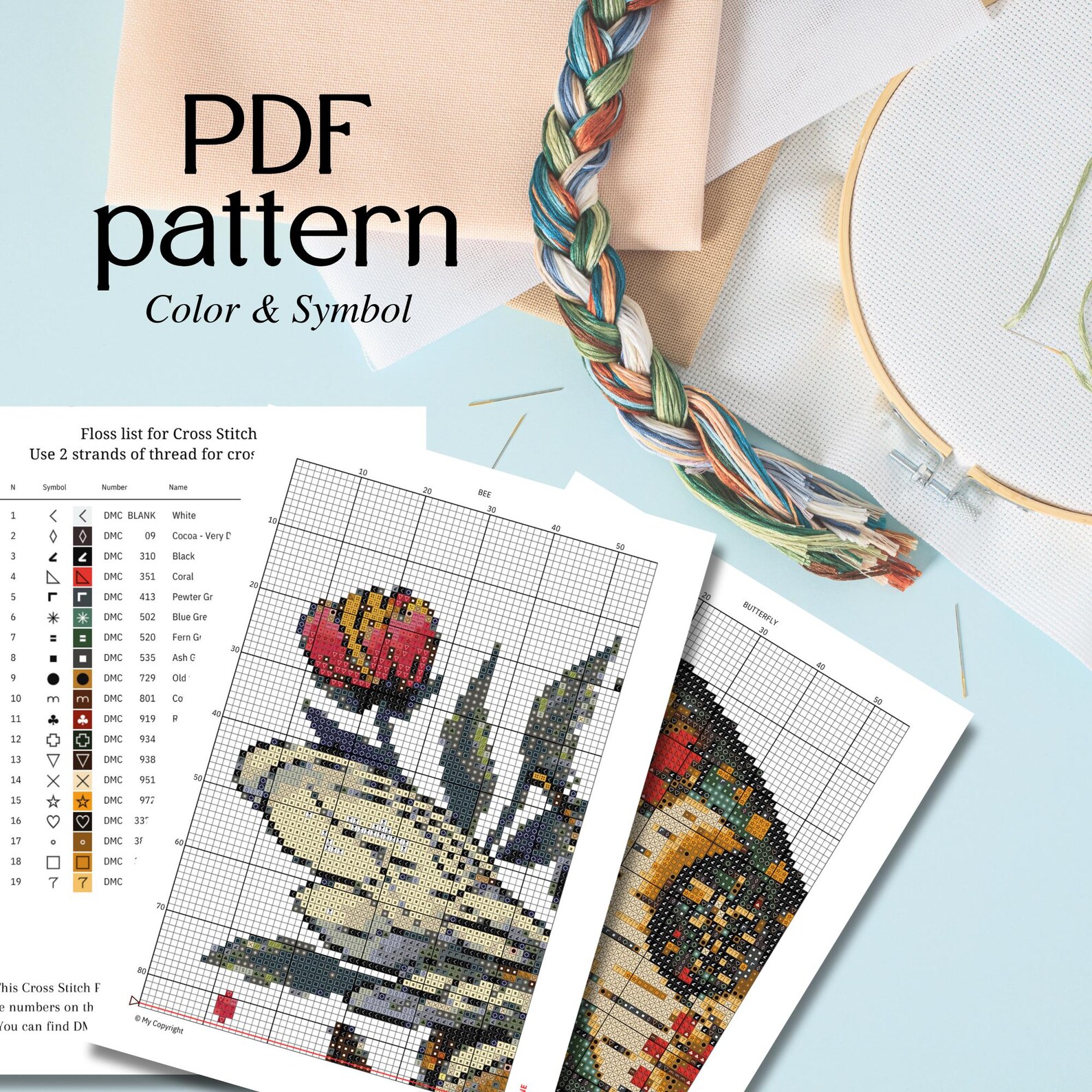 Lavender Bouquet Cross Stitch Pattern, Lavender Cross Stitch, Cross ...