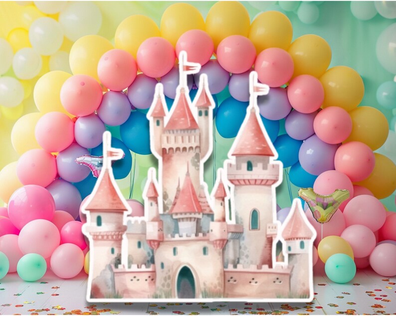 Castle Big Decor Cutout, Castle Palace Birthday, Castle Party Prop ...
