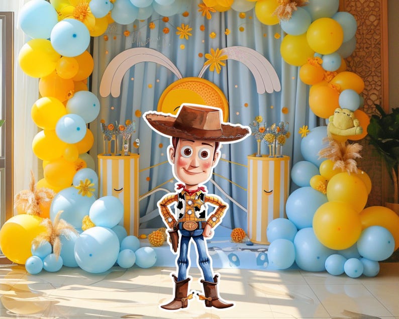 Big Decor Woody Cutout, Woody Birthday, Toy Story Party Prop, Toy Story ...