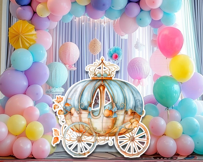 Carriage Big Decor Cutout, Carriage Birthday, Carriage Party Prop ...