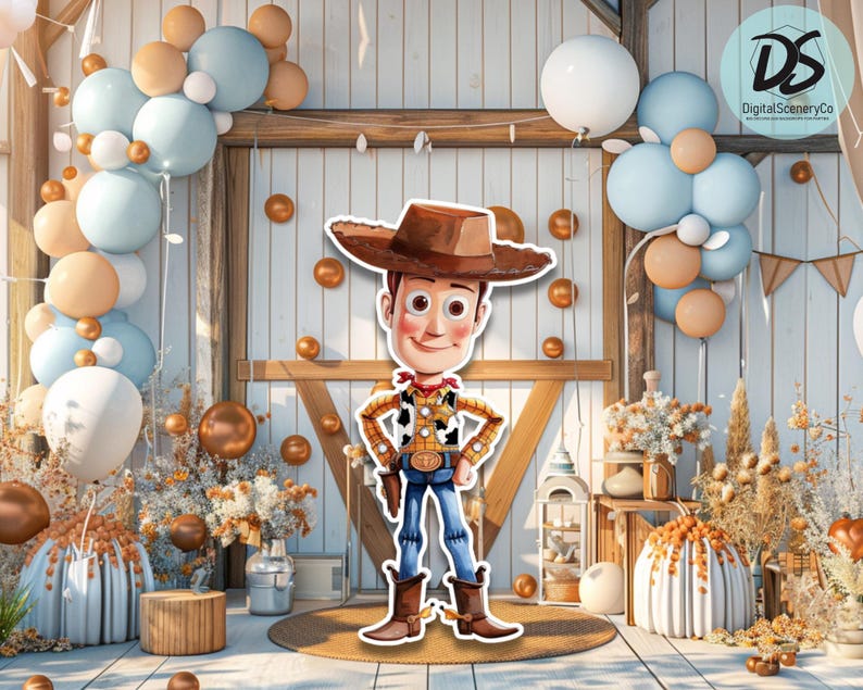 Big Decor Woody Cutout, Woody Birthday, Toy Story Party Prop, Toy Story ...