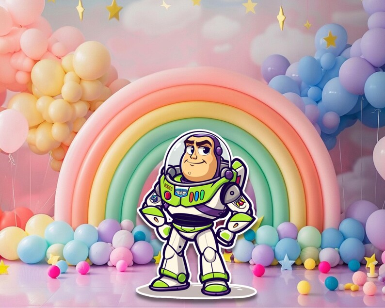 Big Decor Buzz Cutout, Toy Story Birthday, Buzz Lightyear Party Prop ...