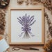 Lavender Bouquet Cross Stitch Pattern, Lavender Cross Stitch, Cross ...