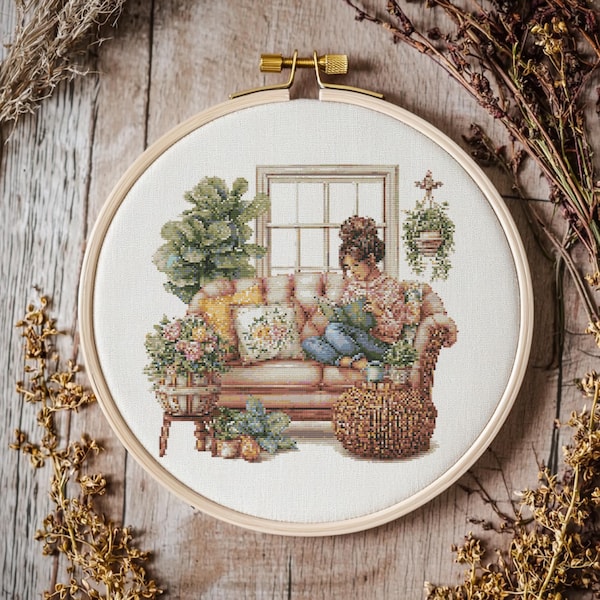 Women Cross Stitch Pattern - Etsy