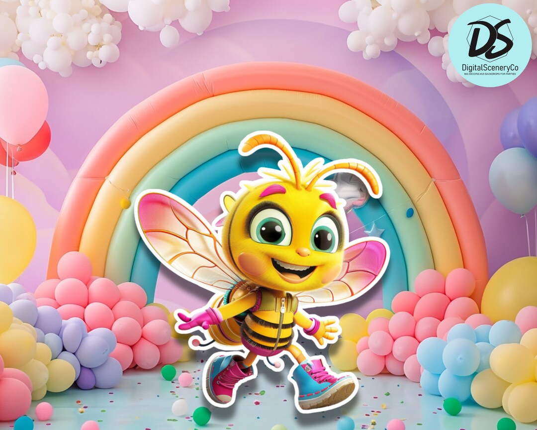 Cute Bee Decor Cutout, Cute Bee Birthday, Cute Bee Party Prop, Cute Bee ...