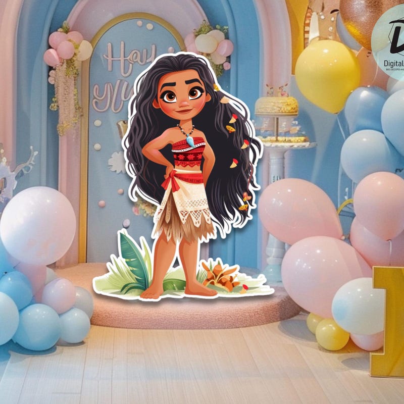 Moana Cutout - Etsy