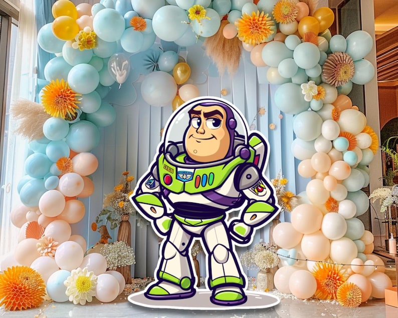 Big Decor Buzz Cutout, Toy Story Birthday, Buzz Lightyear Party Prop ...