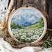 Daisy Landscape Cross Stitch Pattern, Daisy Flower Stitch Kit, Cross ...