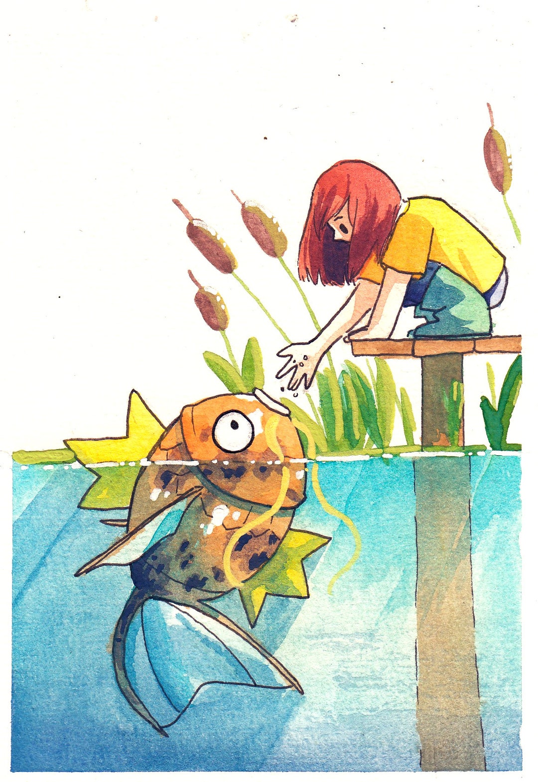 Magic Koi Painting - Etsy