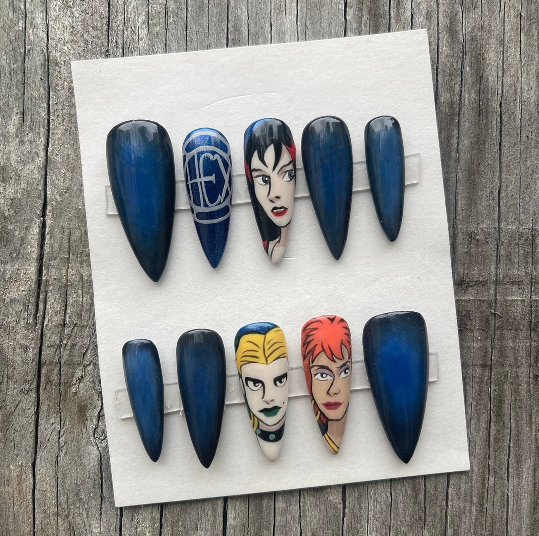 The Hex Girls Inspired Press on Nails - Etsy