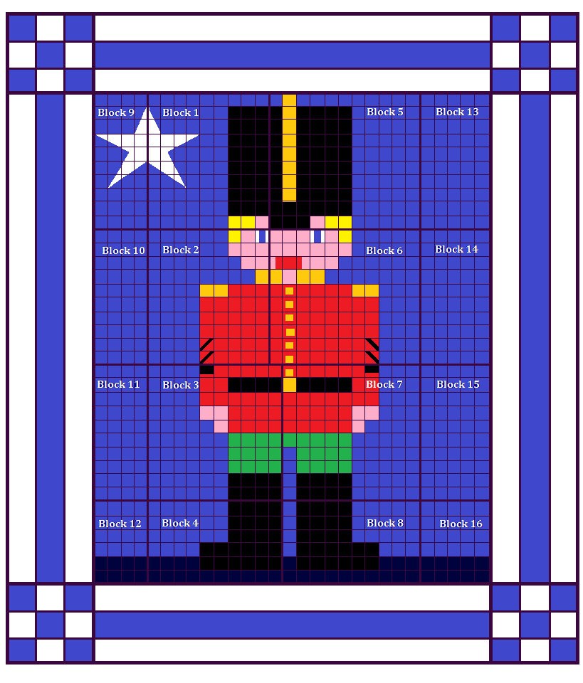 Nutcracker Soldier Digital Child's Quilt Pattern - Etsy