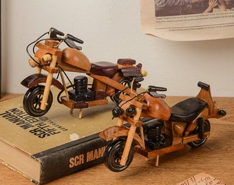 Wooden Motorcycle Model - Etsy