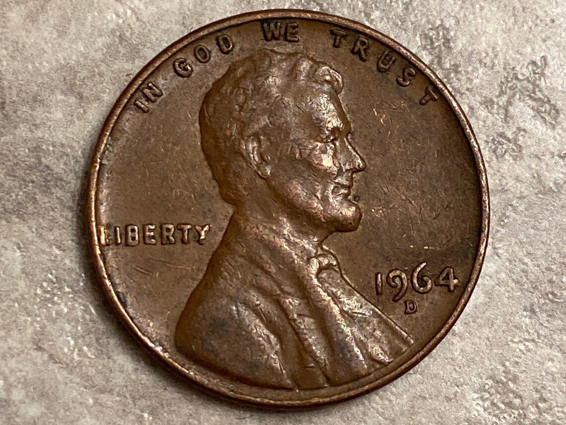 1964-D rare U.S Lincoln penny | Etsy