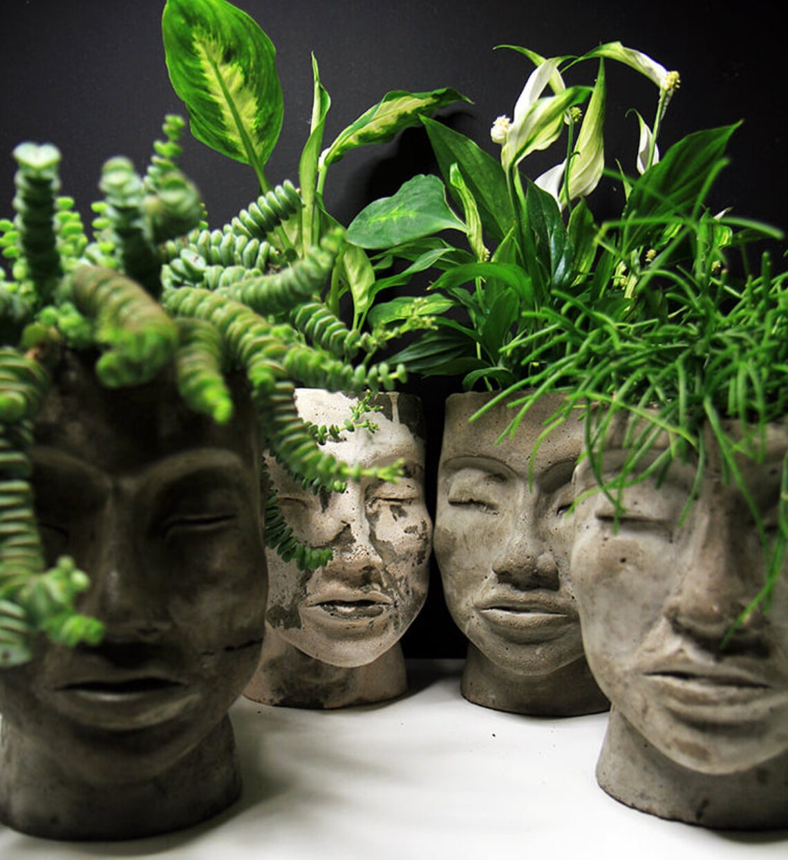 Human Face Shaped Flower Pot - Etsy