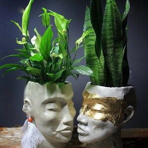 Human Face Shaped Flower Pot - Etsy