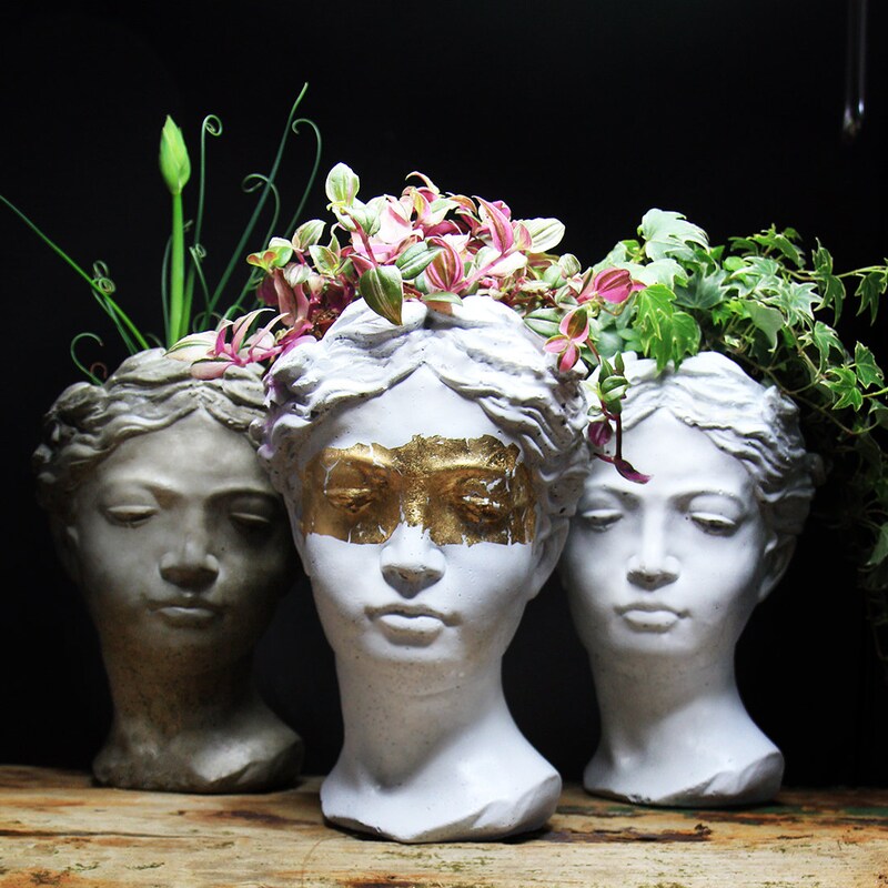 Head Planter - Etsy