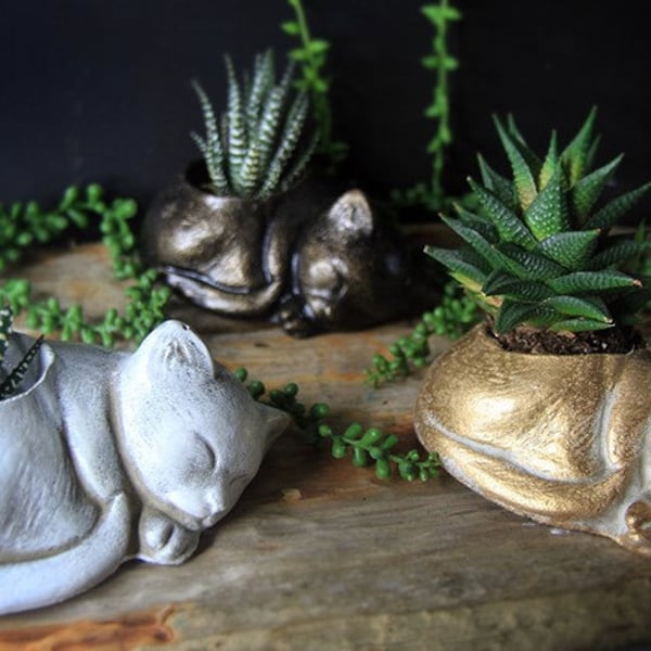 Cat Planter - Etsy